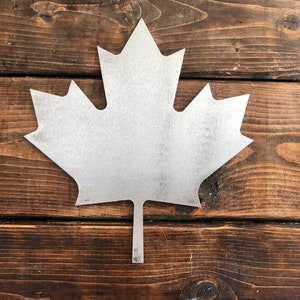 Maple Leaf - Metal Canadian Maple Leaf - Canada Sign - Leaf Sign ...