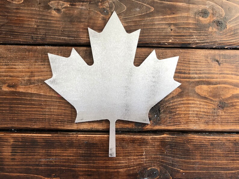Maple Leaf Metal Canadian Maple Leaf Canada Sign Leaf | Etsy