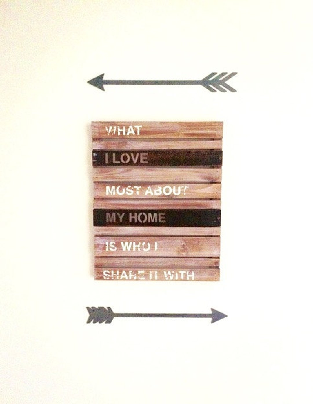 Set of 2 Metal Arrows - Home Decor - Arrow Sign - Arrow Decor - Rustic ...