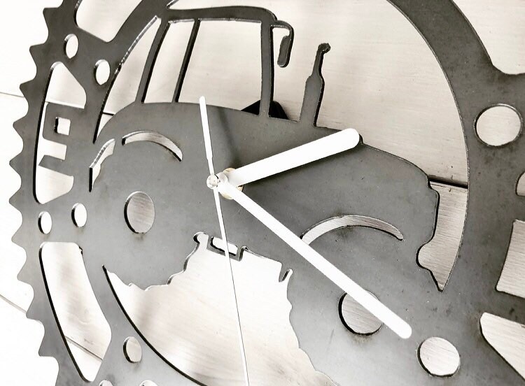 Rustic Metal Tractor Clock Farm Decor Fathers Day Tractor - Etsy