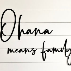 Ohana Means Family - Hawaiian Saying - Hawaii Decor - Ohana Sign ...