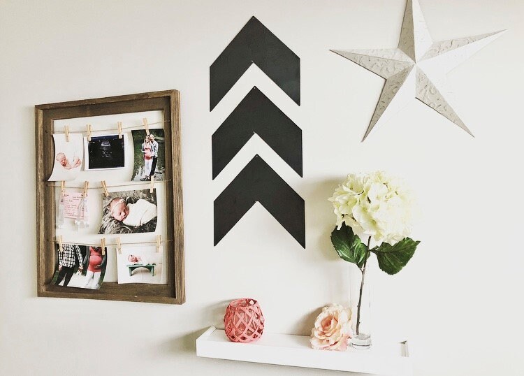 Chevron Arrows Set of 3 Chevron Wall Decor Farmhouse - Etsy Canada