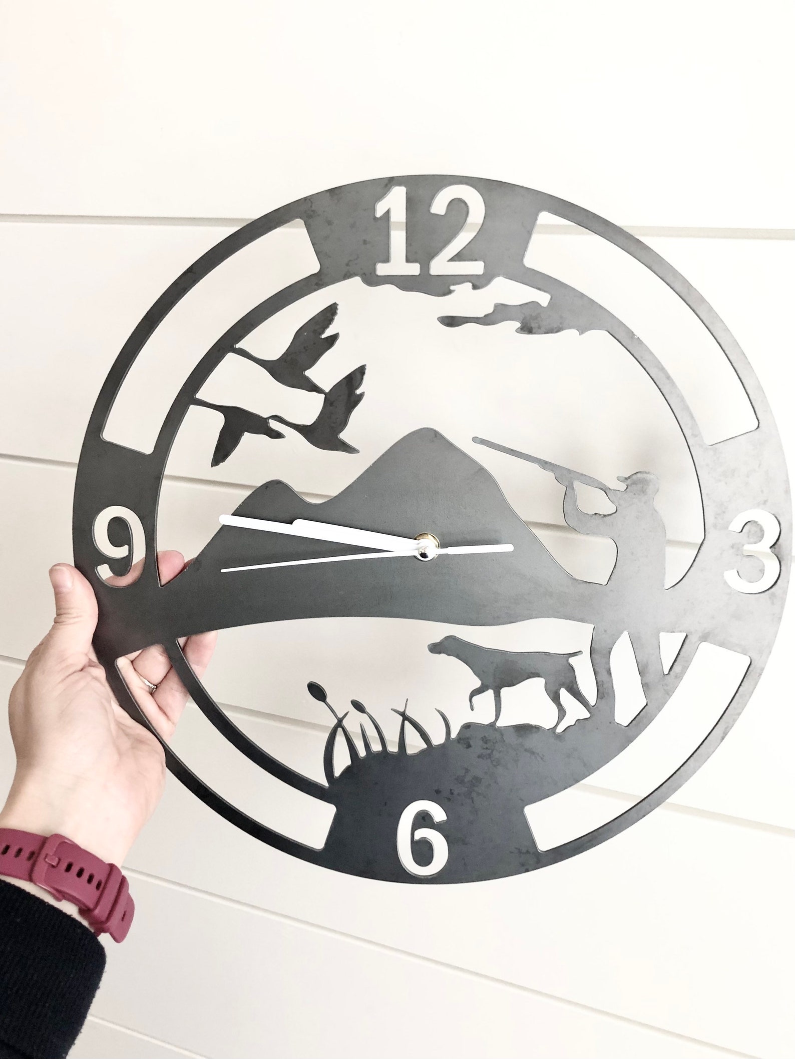 Duck Hunting Clock Bird Hunting Sign Grouse Hunting - Etsy