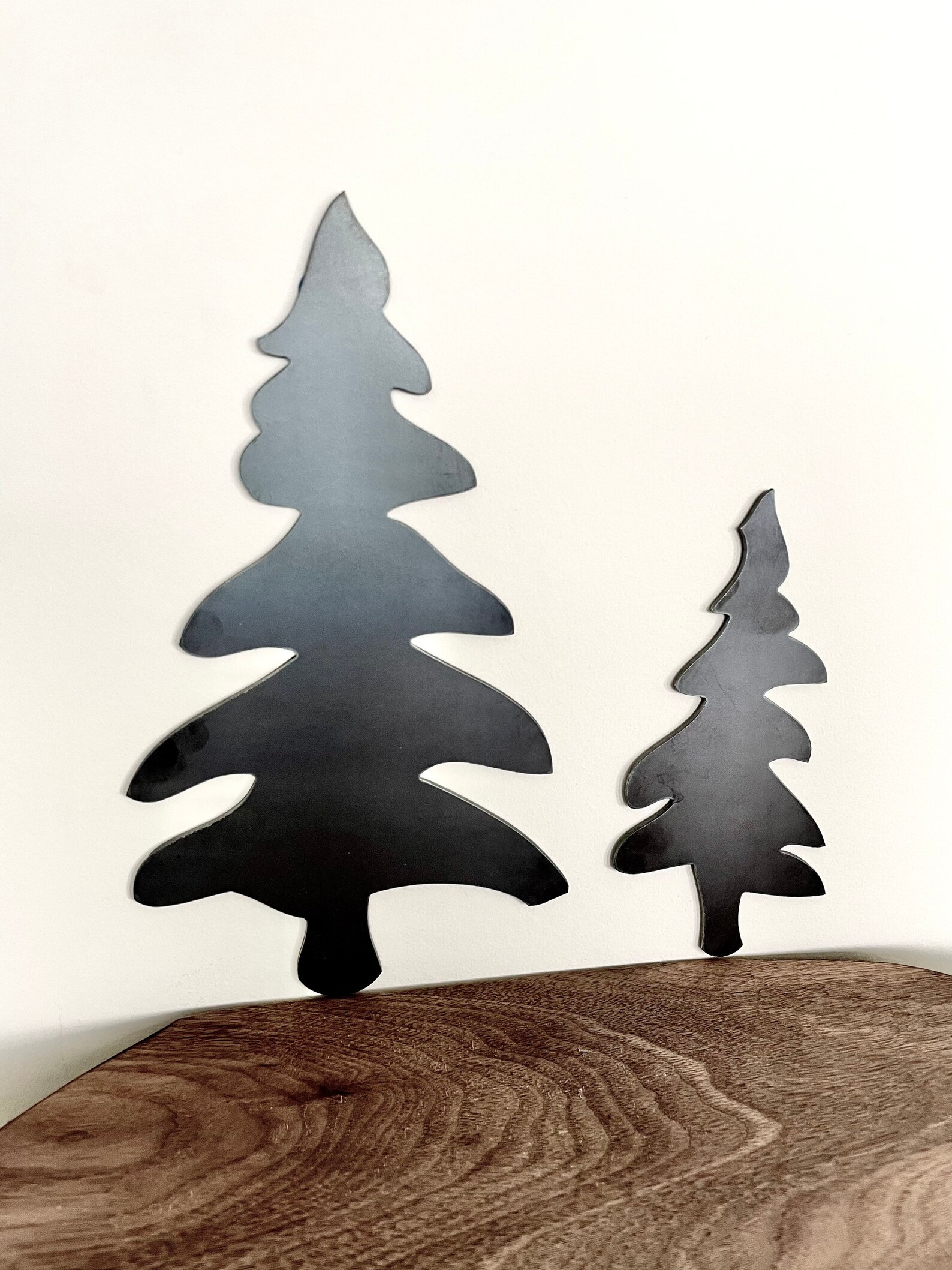 Rustic Metal Trees - Tree Wall Art - Rustic Scenery - Mountain Trees ...