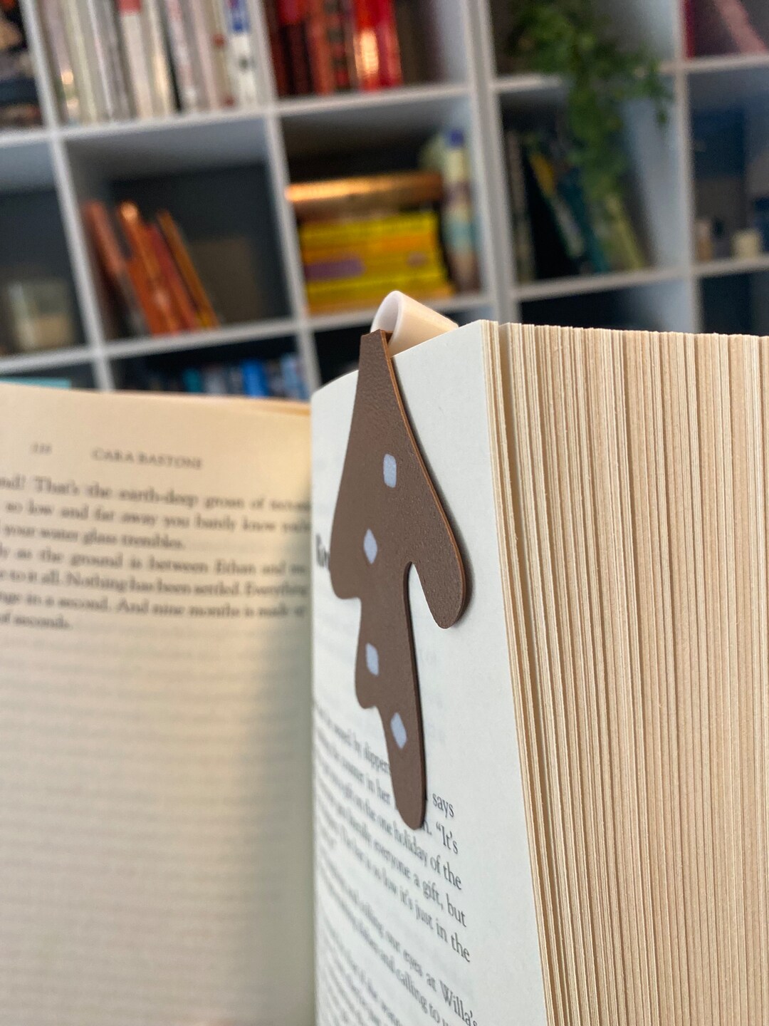 Coffee Iced Coffee Pink Drink Boba Spilled Bookmarks - Etsy