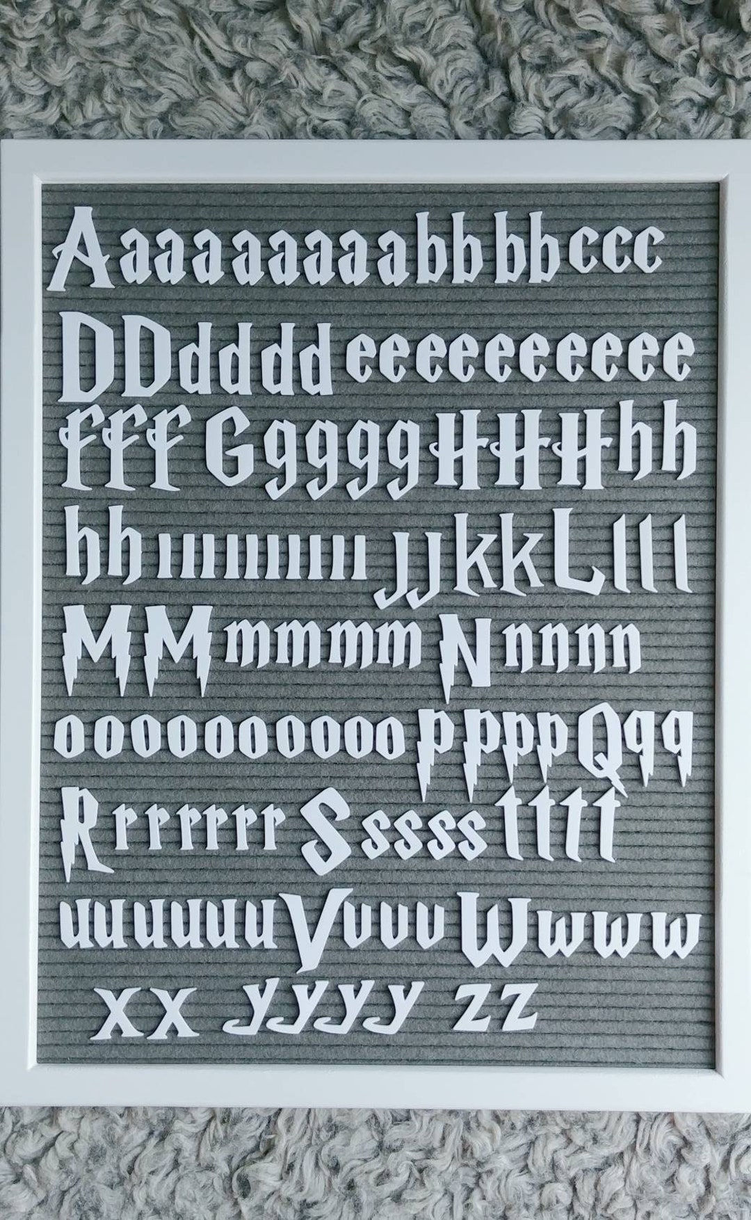 Wizard Letter Board Font - Etsy