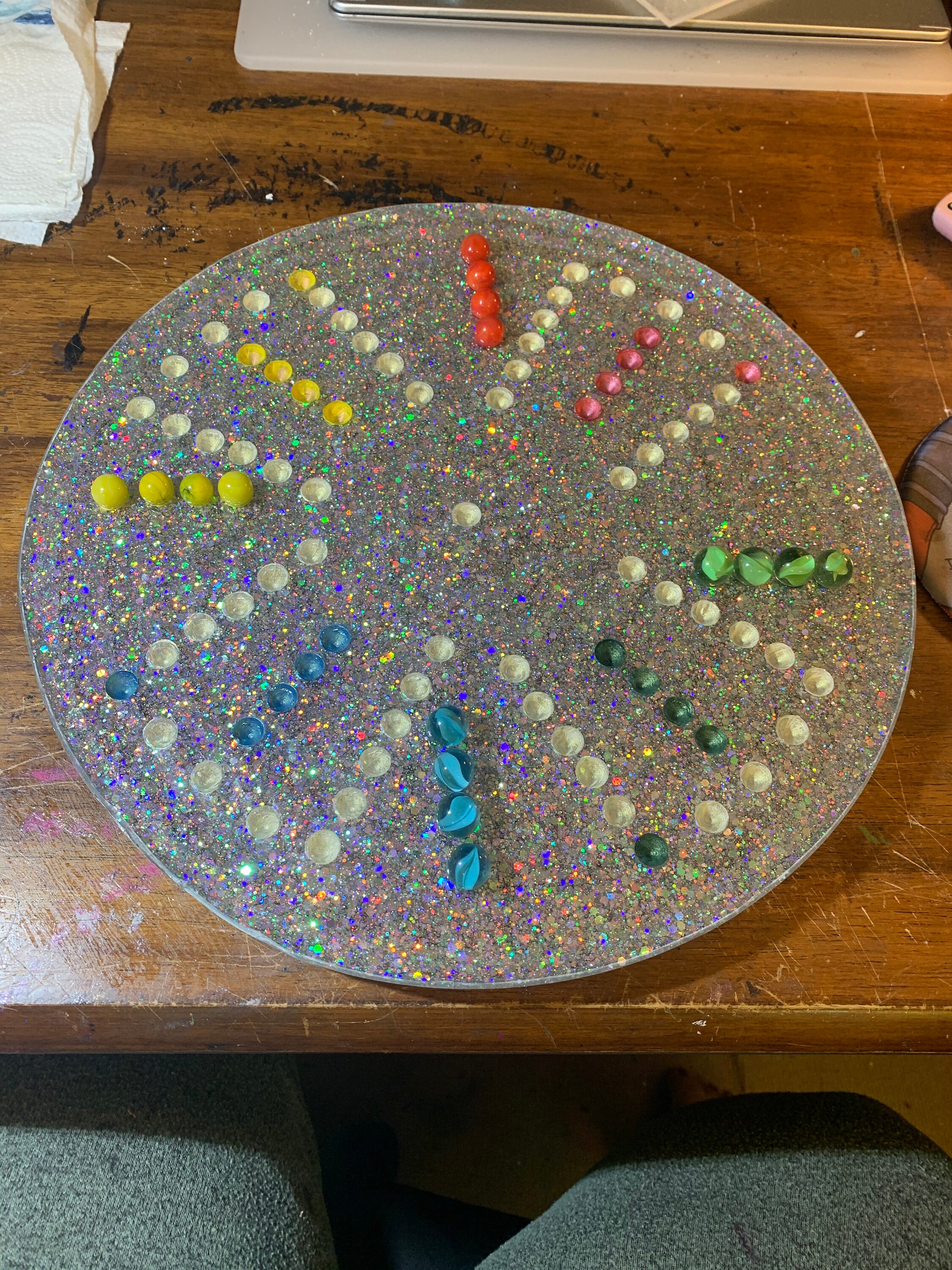 Handmade Resin Aggravation Game Board - Etsy UK