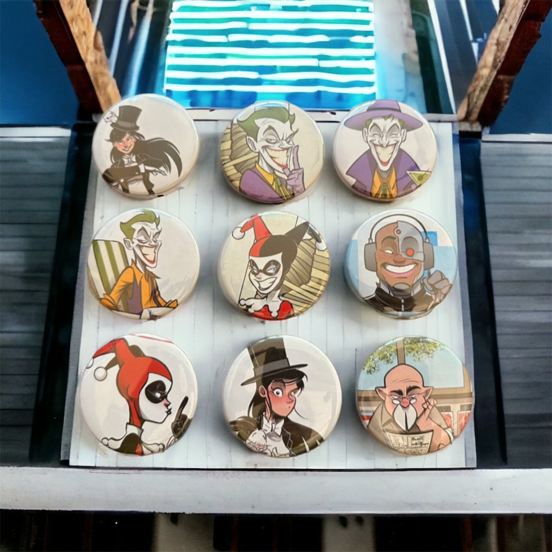 Comic Book Buttons | 2.25 Inch | Fun Pinback Buttons | Button Pins and ...