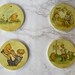 Set of 4 Sublimated Peter Rabbit Ceramic Coasters Easter Ceramic ...