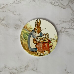 Set of 4 Sublimated Peter Rabbit Ceramic Coasters | Easter Ceramic ...