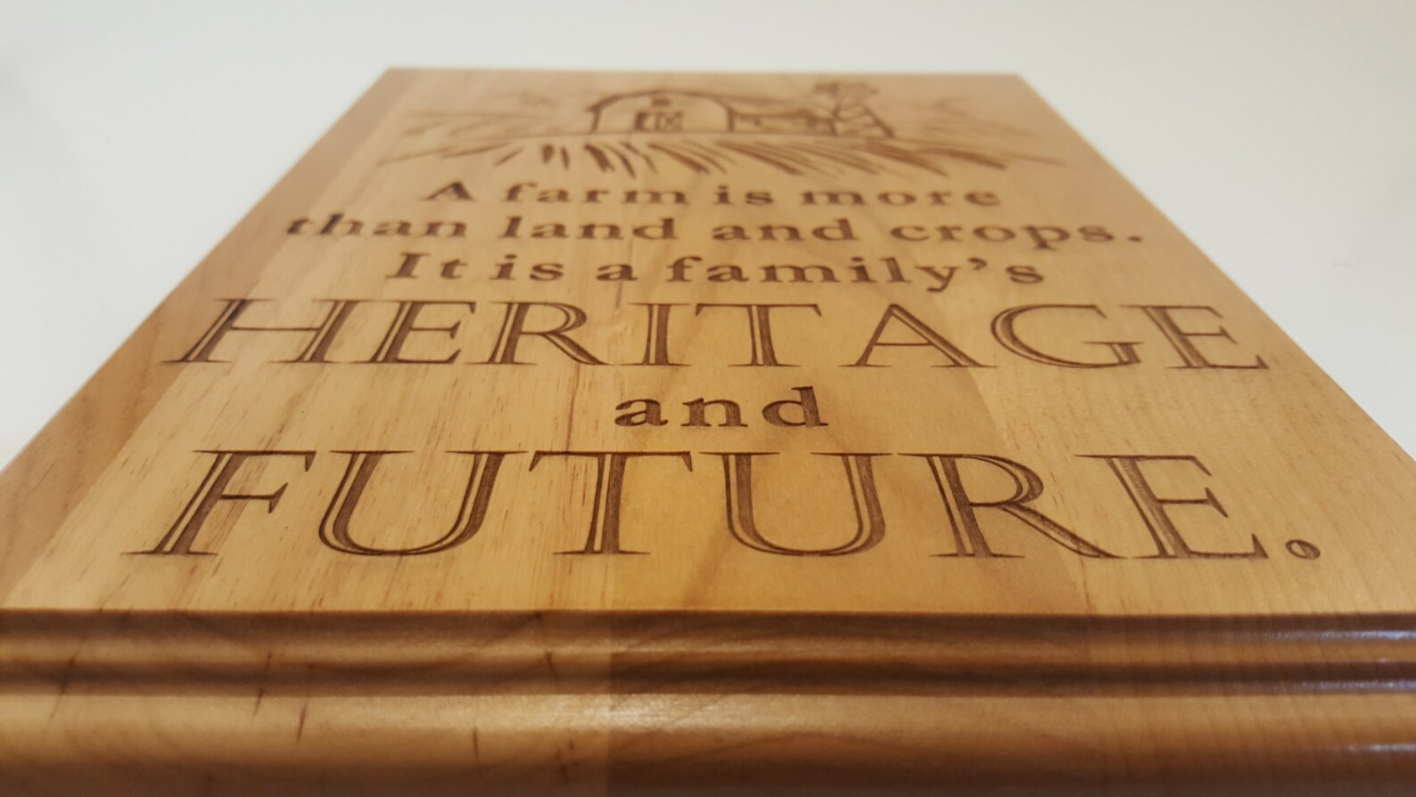 Farm Plaque Farmer Gift Farm Heritage and Future Engraved - Etsy