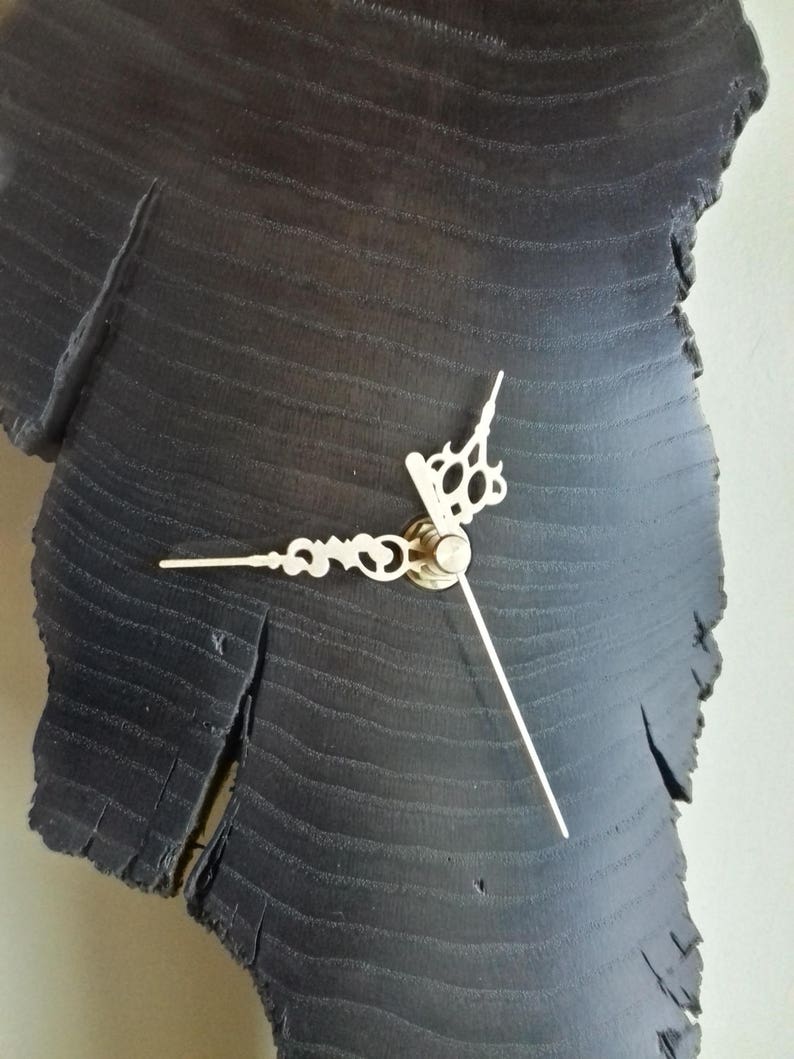 Wall clock Bog oak Wood wall clock Black oak clock morta | Etsy