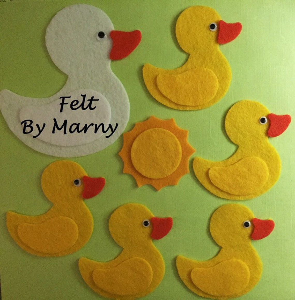 Five Little Ducks... Felt Board Story // Circle Time// - Etsy