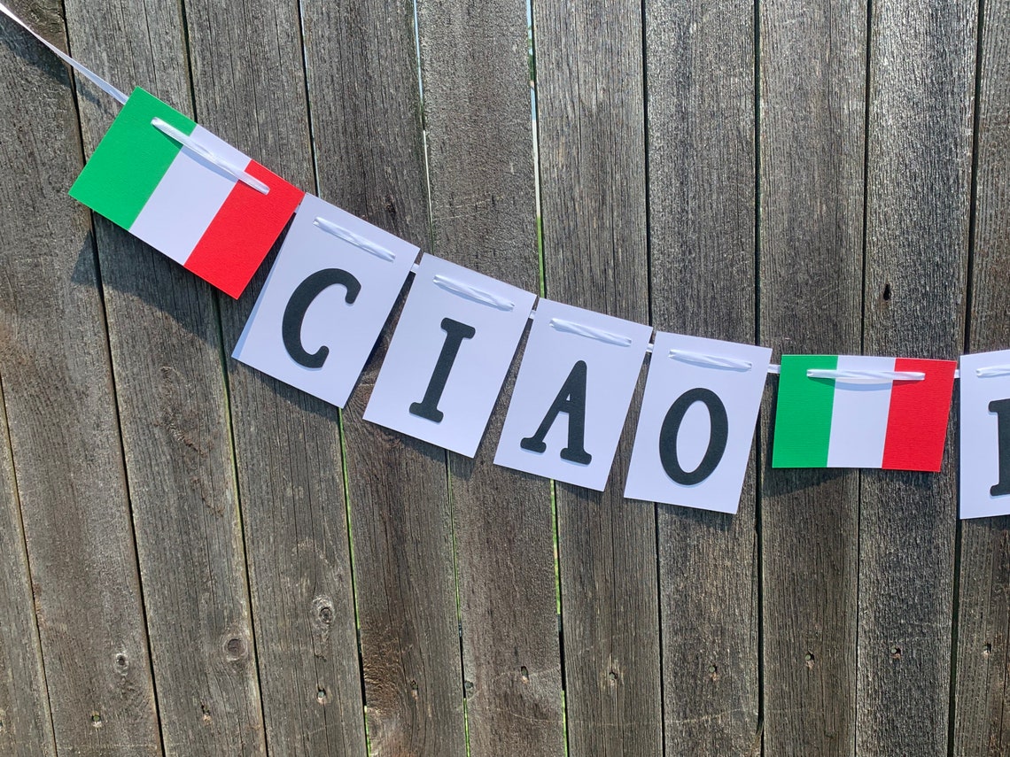 Ciao Bello Ciao Bella Italian Banner Baby Shower | Etsy