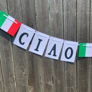 Ciao Bello - Ciao Bella Italian Banner - Baby Shower Decorations ...
