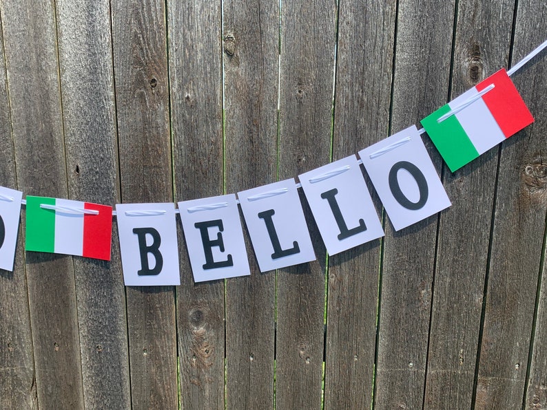 Ciao Bello Ciao Bella Italian Banner Baby Shower - Etsy
