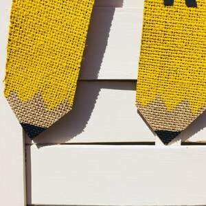 Write Burlap Pencil Banner- Write Banner-teacher Gift-classroom ...