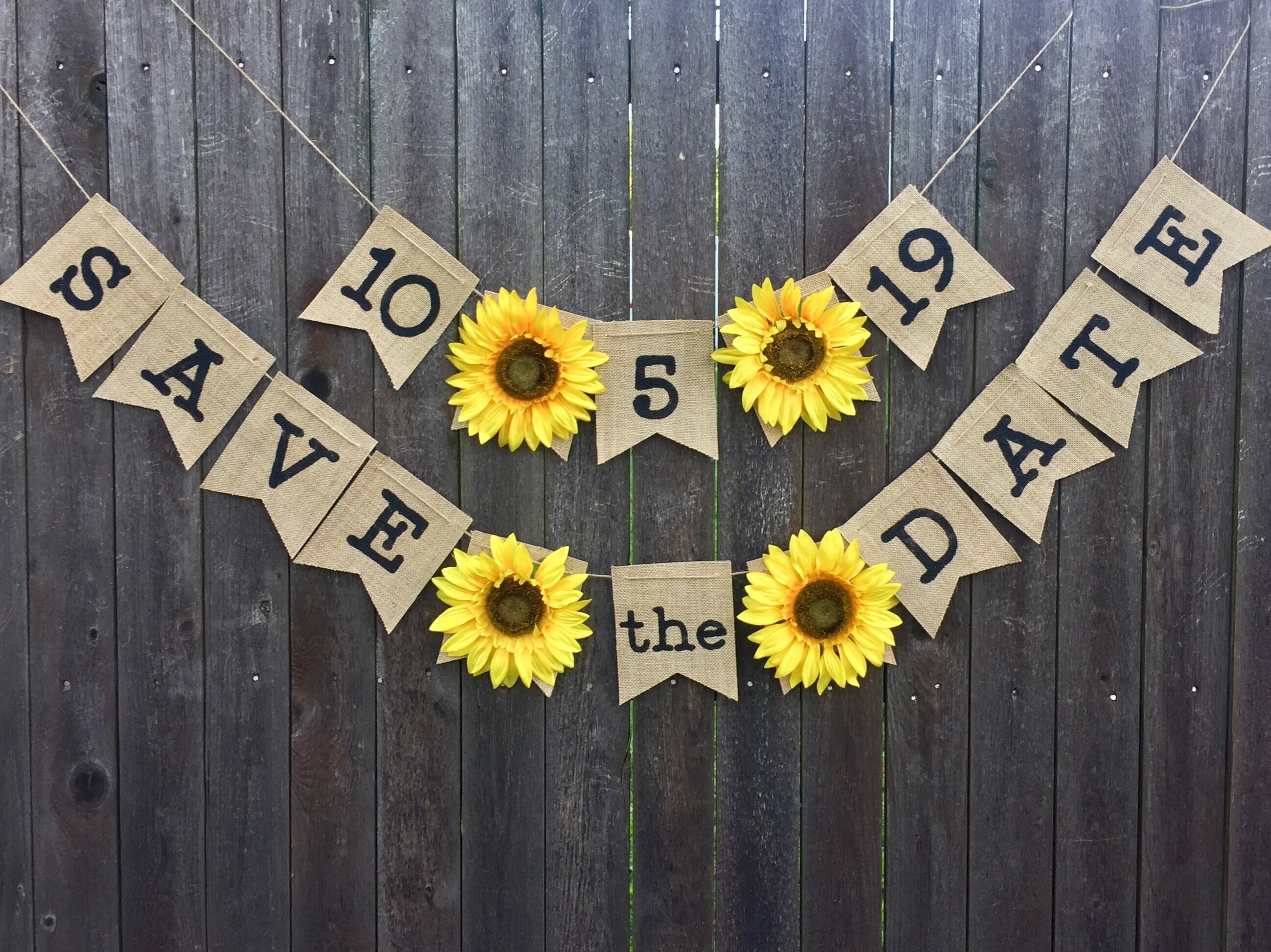 Customizable Sunflower Banner Bridal Shower Wedding | Etsy