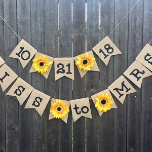Customizable Sunflower Birthday Decorations Banner Birthday Theme Party ...