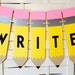 Read & Write Banners-teacher Gift-classroom Decorations-reading Corner ...