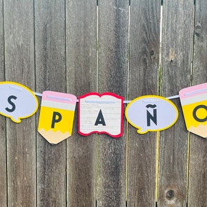 Spanish Classroom Decor, Espanol Banner, Teacher Gift, Teacher ...