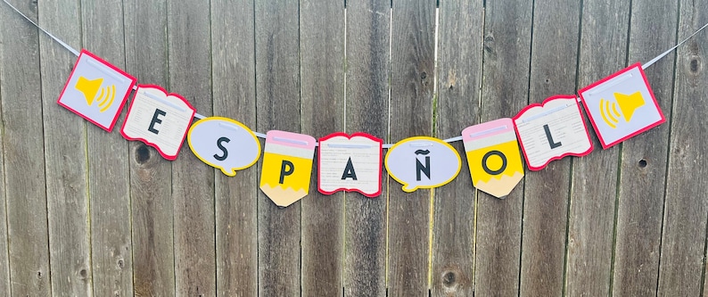 Spanish Classroom Decor Espanol Banner Teacher Gift Teacher - Etsy