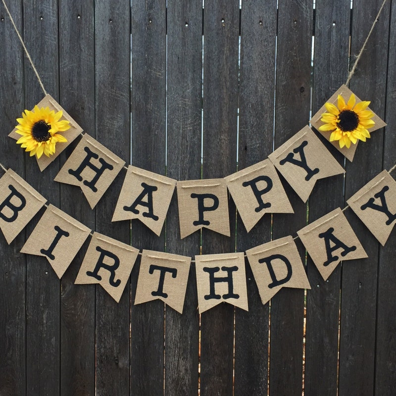 Sunflower Birthday - Etsy