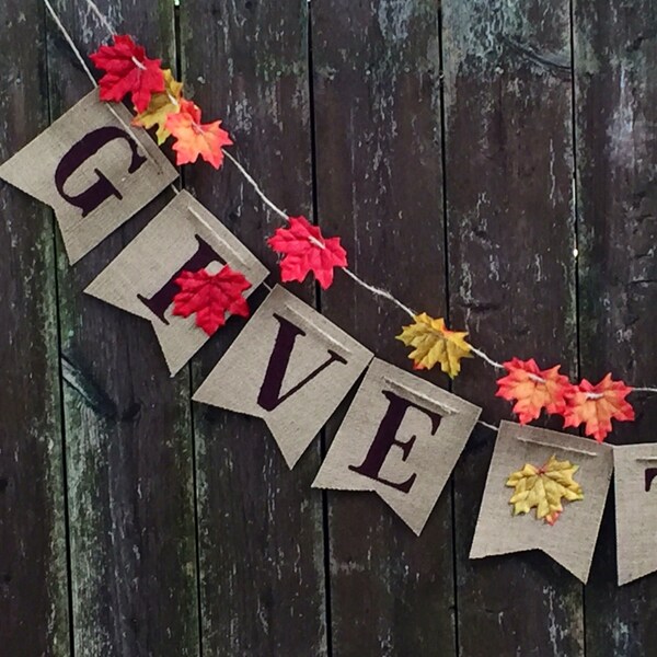 Burlap Banner - Etsy