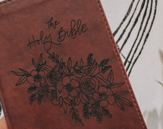 Small Travel Bible ESV Compact Bible Pocket Bible Faux Leather Bible ...