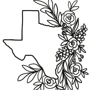 Texas-themed Coloring Pages Bundle - Digital Download to Print - Etsy