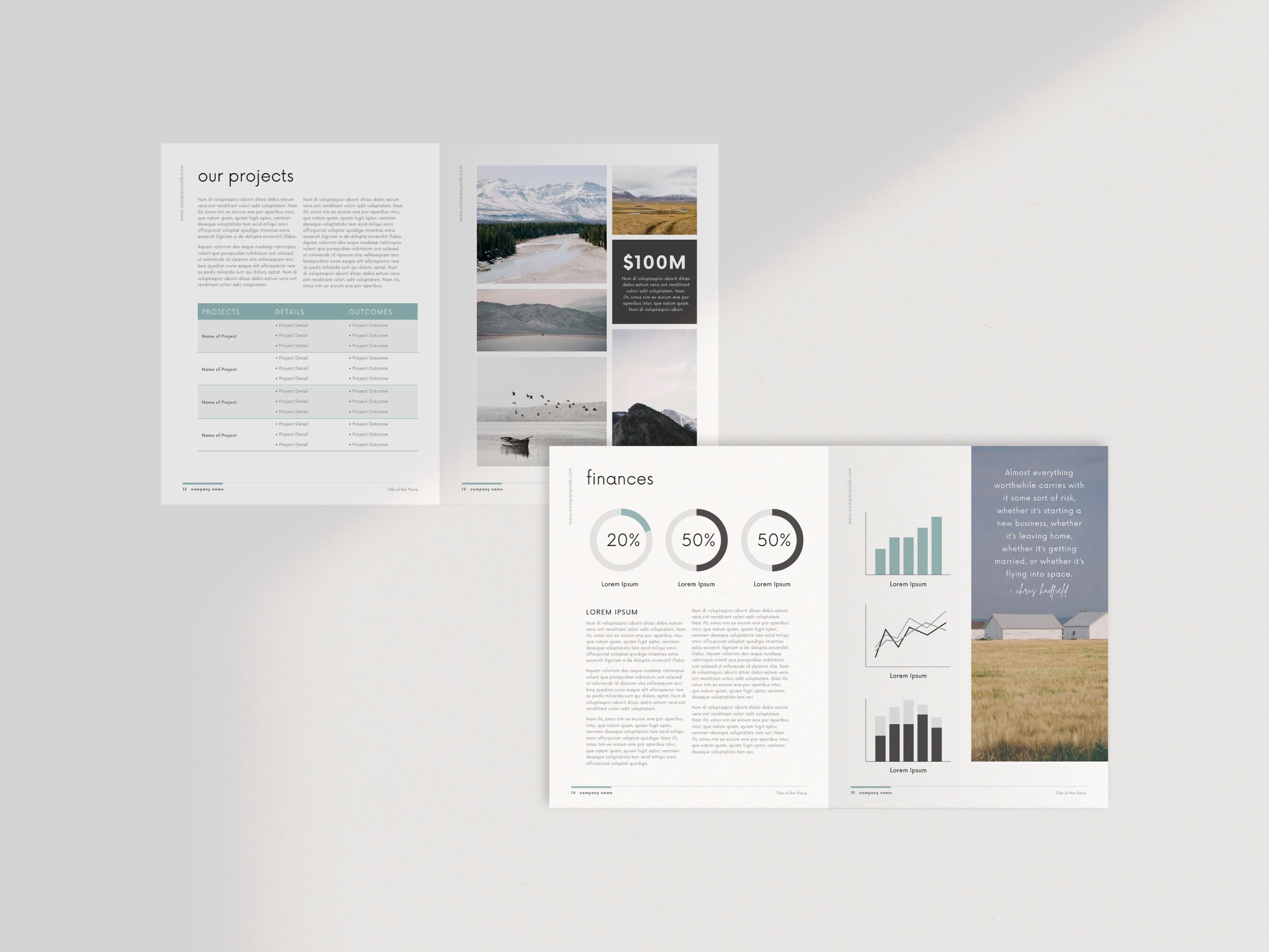 Minimal Annual Report Template: 16-page Corporate Impact Ebook (canva ...
