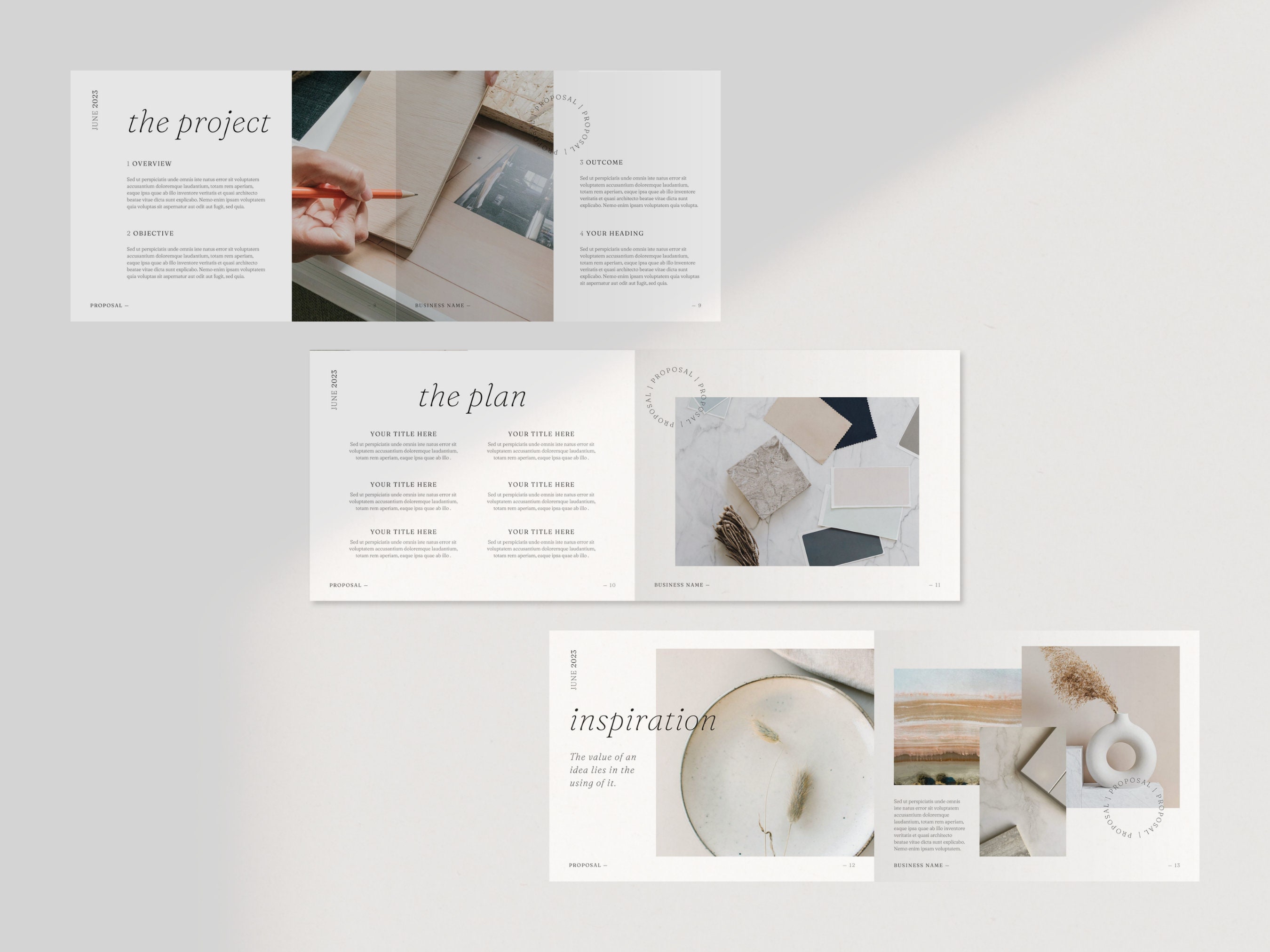 Minimal Client Proposal Template | Business Proposal Canva | Creative ...
