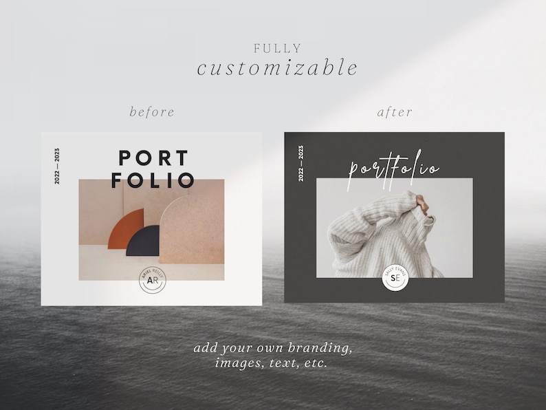 Minimalist Portfolio Template Canva: Creative Lookbook (US Letter) - Etsy
