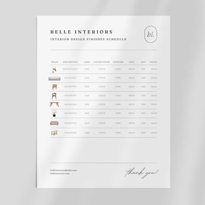 Interior Design Forms Template Bundle: Client Onbording (questionnaire ...
