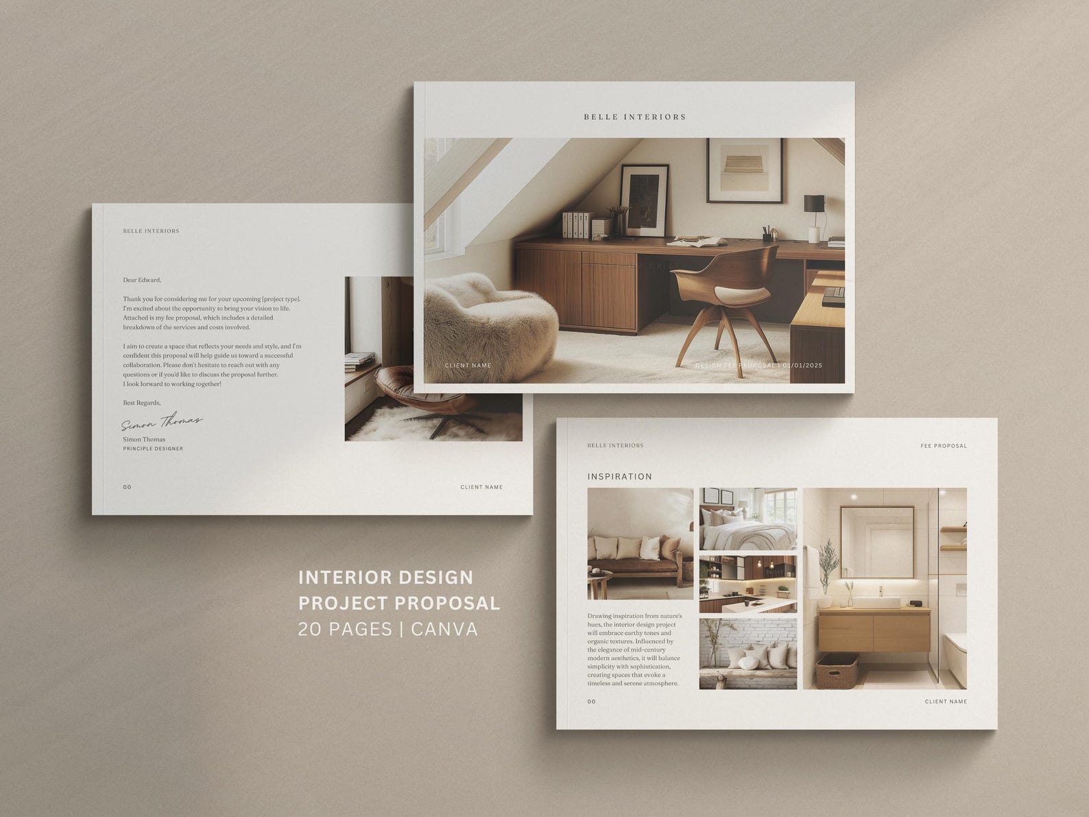 Interior Designer Fee Proposal Project Proposal Interior Design ...