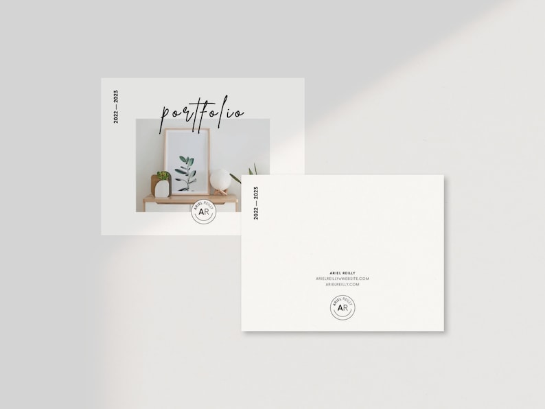 Minimalist Interior Design Portfolio Template: Canva Ebook (20 Page) - Etsy