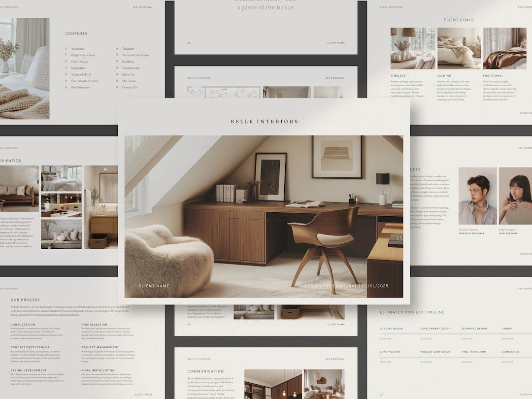 Interior Designer Fee Proposal | Project Proposal | Interior Design ...