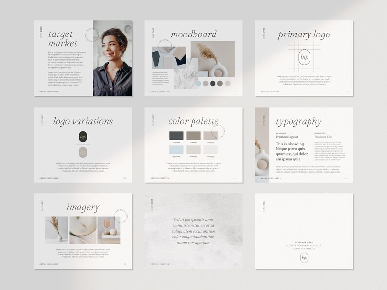 Brand Guidelines Template Branding Template Canva Brand Style Guide ...