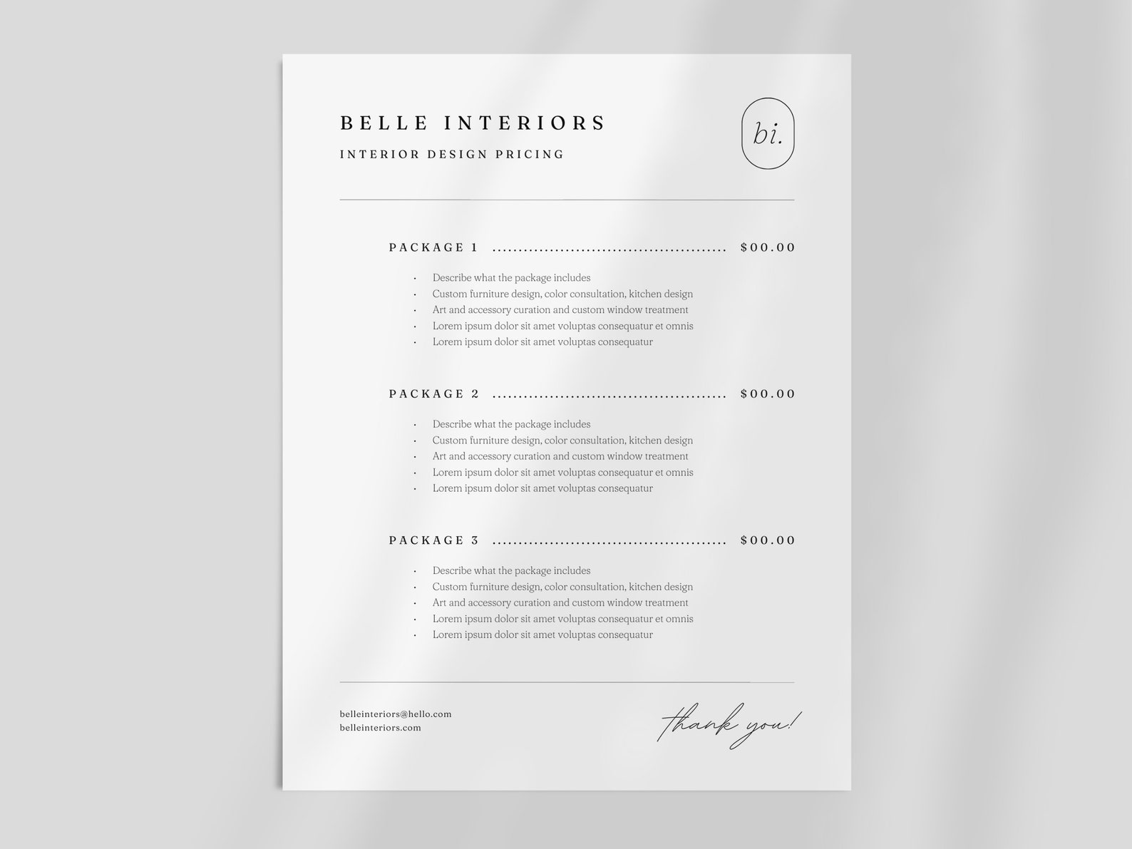 Interior Design Forms Bundle: Canva Templates (14 Pages) - Etsy UK