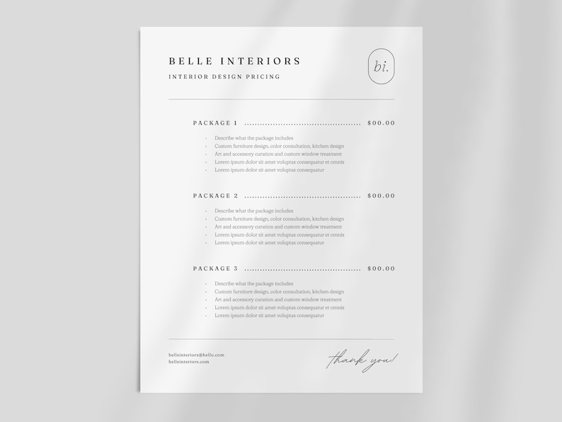 Interior Design Forms Bundle: Canva Templates (14 Pages) - Etsy UK