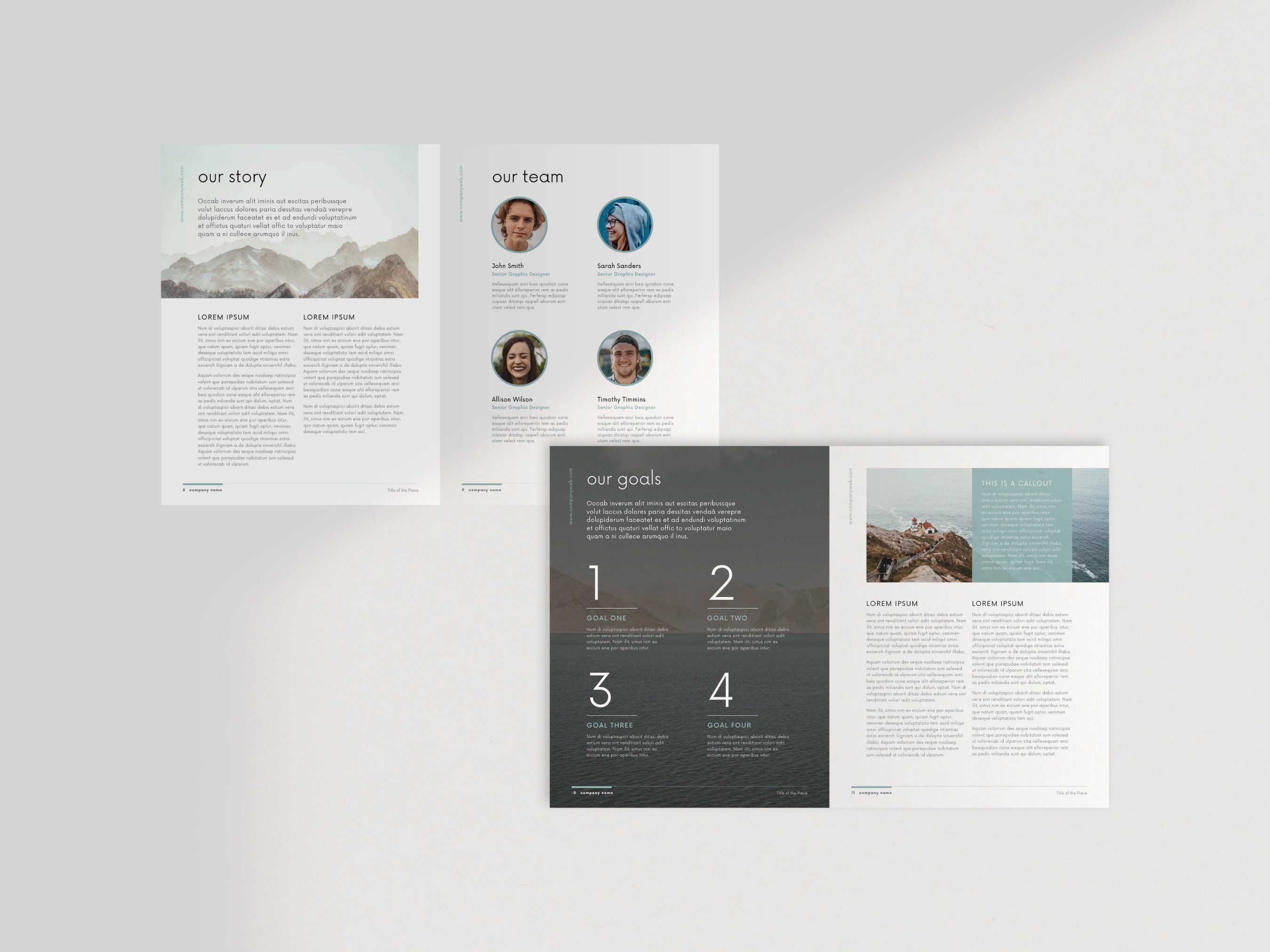Minimal Annual Report Template: 16-page Corporate Impact Ebook (canva ...