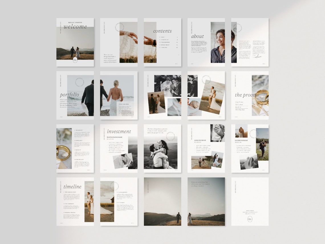 Photographer Pricing Template Photography Pricing Guide - Etsy