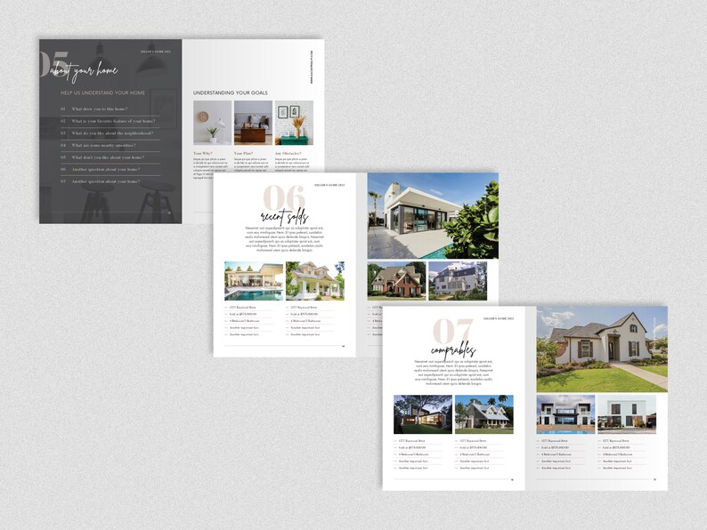 Luxury Listing Presentation Template Pre-listing Canva Book Home ...