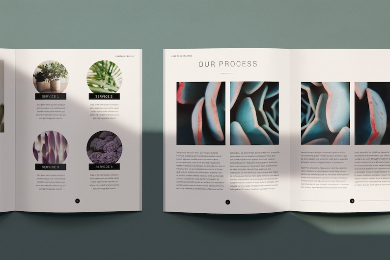 Editable Small Business Brochure Template: Canva & Indesign - Etsy