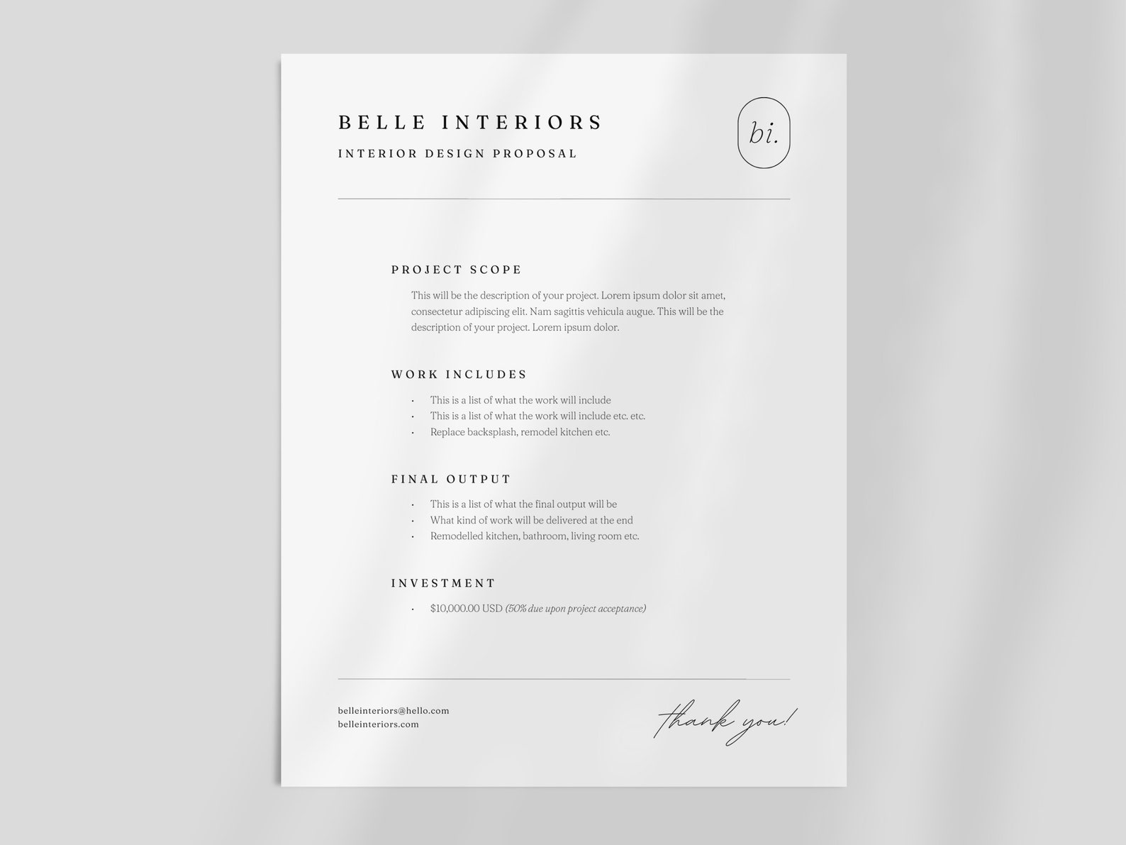 Interior Design Forms Bundle: Canva Templates (14 Pages) - Etsy UK