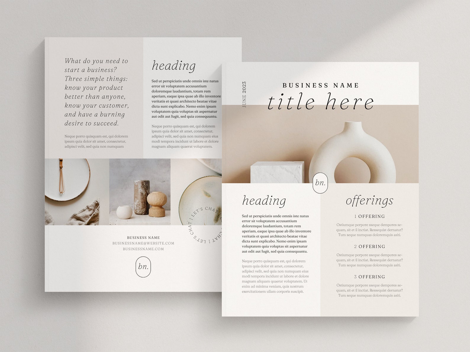 Minimal Flyer Template | Canva Flyer | Small Business One Sheet | Hair ...