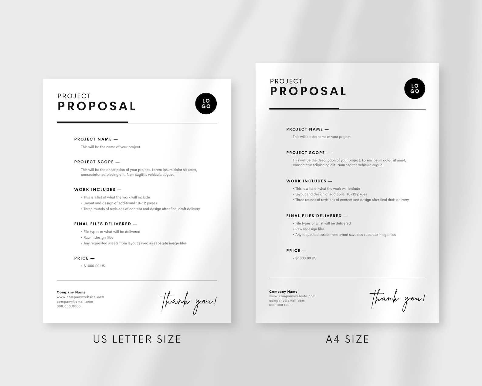 Project Proposal Template Canva: Client Onboarding (digital Download ...