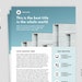 Corporate One Pager Template: Minimalist Business Flyer (canva ...