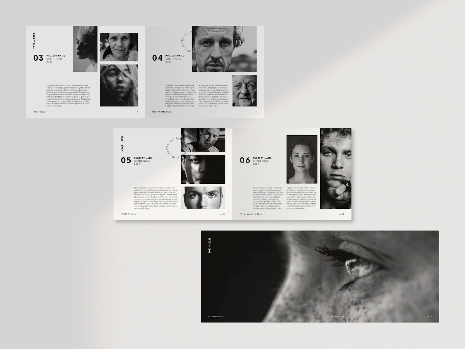 Modern Photographer Look Book Template Canva Ebook Template Creative ...