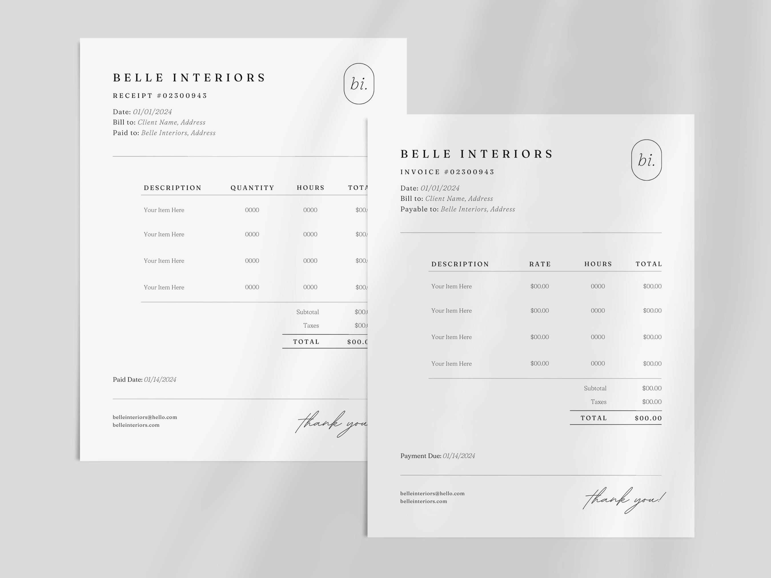 Interior Design Forms Bundle: Client Questionnaire, Proposal, Contract ...